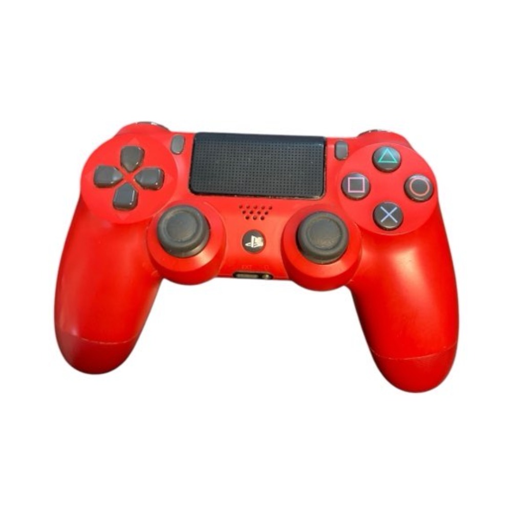 Pre-owned PS4 Official Dual Shock 4 Red Controller - Own4Less